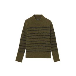 Le Temps Des Cerises Pullover 'August' Damen Größe M oliv / schwarz