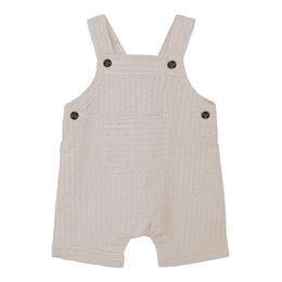 name it Latzhose Gr&ouml;&szlig;e 56 dunkelbeige / wei&szlig;