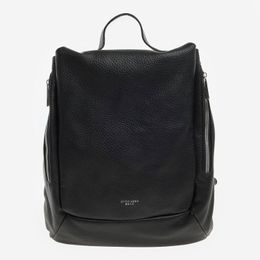 Otto Kern Schwarzer Rucksack aus Kunstleder