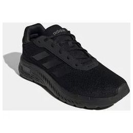 Walkingschuh Adidas SPORTSWEAR "CLOUDFOAM COMFY", Gr. 43, schwarz (core schwarz, core schwarz, iron metallic), Synthetik, Textil, Schuhe