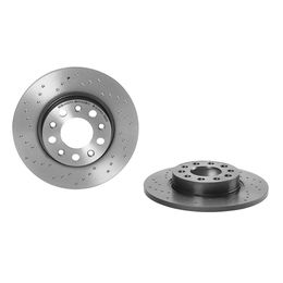 Brembo Bremsscheibe XTRA LINE 08.9364.2X hinten rechts links Gelocht 278mm f&uuml;r ALFA ROMEO JEEP FIAT (GAC FCA) 53409036 51767378 68249842AC