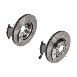 Brembo Bremsensatz-Vorderachse MAX LINE Bremsensatz, Scheibenbremse vorne rechts links innenbel&uuml;ftet 312mm f&uuml;r SKODA VW (SVW) SEAT (FAW) AUDI 5C061530