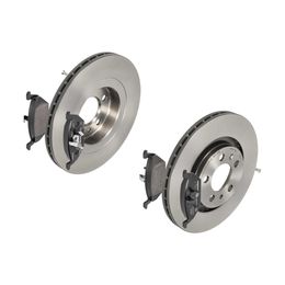 Brembo Bremsensatz, Scheibenbremse vorne rechts links innenbelüftet 280mm für SKODA VW (SVW) BRILLIANCE SEAT (FAW) AUDI 1J0615301P JZW615301 1J0615301