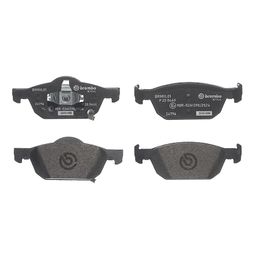 Brembo Bremsbelagsatz, Scheibenbremse XTRA LINE vorne rechts links ohne Zubeh&ouml;r f&uuml;r HONDA 45022TL1G00 45022TL1G01 P 28 044X