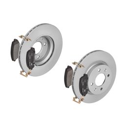 ATE Bremsensatz Bremsensatz, Scheibenbremse vorne rechts links bel&uuml;ftet 256mm f&uuml;r HYUNDAI KIA 51712-1J500 58101-0XA01 58101-07A00 IJF14155U0