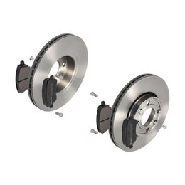 Brembo Bremsensatz, Scheibenbremse vorne rechts links innenbelüftet 260mm für RENAULT TRUCKS LADA DACIA MERCEDES-BENZ NISSAN 41060AZ625 41060AX601 410