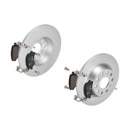 ATE Bremsensatz, Scheibenbremse hinten rechts links voll 282mm für SKODA SEAT VAG 1K0615601AD 8E0698451J 3AA698451 1420-21855