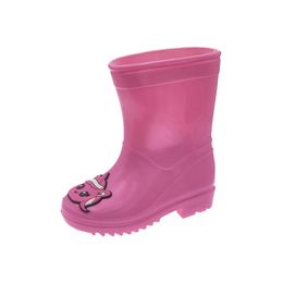 Chicco Gummistiefel 'Wolf' Mädchen Größe 24 pink / schwarz / weiß