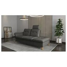 Sit & More Recamiere SIT & MORE "Göteborg", grau (anthrazit), B:210cm H:90cm T:92cm, Sofas, inklusive Federkern