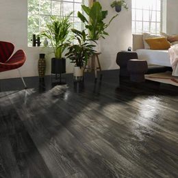 HARO Landhausdiele DISANO WaveAqua TC 4V Eiche Whistler Basalt authentic, 1282x193x8 mm