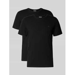Calvin Klein T-Shirt mit Label-Stitching