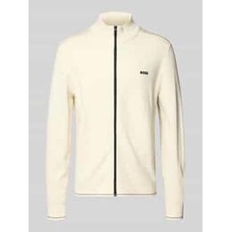 BOSS Green Regular Fit Sweatjacke aus Viskose-Mix Modell 'KN_LEAGUE FZ'