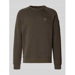 PME-Legend Sweatshirt mit Label-Stitching