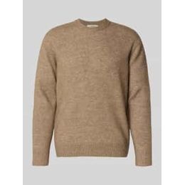 Selected Homme Relaxed Fit Strickpullover mit Woll-Anteil Modell 'RAI BRUSHED'