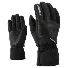 Skihandschuhe Ziener "GLYXUS-Z AS glove man", Herren, Gr. 8,5, schwarz, Materialmix, Handschuhe
