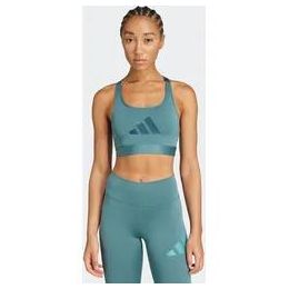 Sport-BH Adidas PERFORMANCE "PWRCT BL BRA", Damen, Gr. XS, N-Gr, preloved teal, Obermaterial: 91% Polyester, 9% Elasthan, Sportlich, BHs