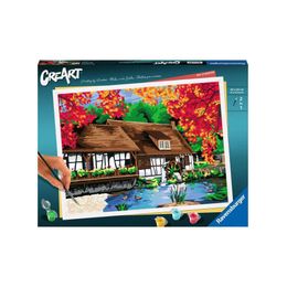Ravensburger Malprodukte CreArt Adults Premium - Mühle am Blautopf CreArt - Malen nach Zahlen Erwachsene Premium Ab 12 Jahre in bunt | Gr.: onesize