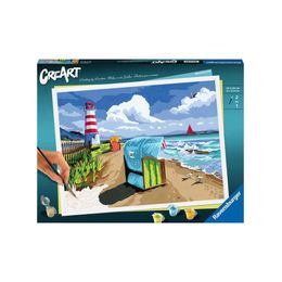 Ravensburger Malprodukte CreArt Adults Premium - Urlaub an der Ostsee CreArt - Malen nach Zahlen Erwachsene Premium Ab 12 Jahre in bunt | Gr.: onesize