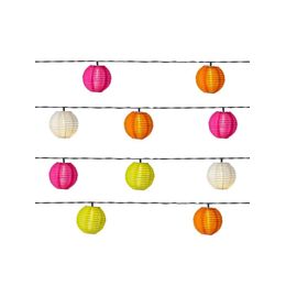 MARELIDA LED Solar Lichterkette Lampions L: 4,5m in bunt | Gr.: onesize