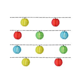 MARELIDA LED Solar Lichterkette Lampions L: 4,5m in bunt | Gr.: onesize