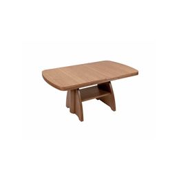 58 aufm Kessel COUCHTISCH höhenverstellbar und ausziehbar Clari 125x56x75 Eiche P43 | Gr.: onesize