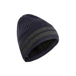 Camel Active Beanie aus reiner Baumwolle in Navyblau | Gr.: onesize