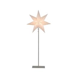 STAR TRADING Bodenlampe Stern 'Sensy', creme, 83cm in Weiß | Gr.: onesize