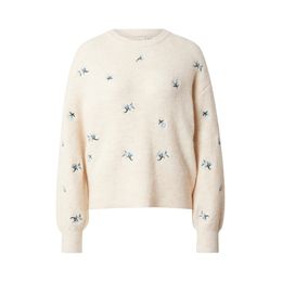 Y.A.S YAS Pullover 'YASFleur' Damen Gr&ouml;&szlig;e S hellbeige / hellblau / gr&uuml;n