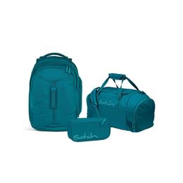 Satch Schulrucksack-Set MATCH Deep Petrol 3-teilig in Blau | Gr.: onesize