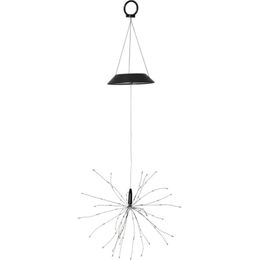 MARELIDA LED Solar Gartendeko FEUERWERK 90 LED Sensor D: 26cm in schwarz | Gr.: onesize