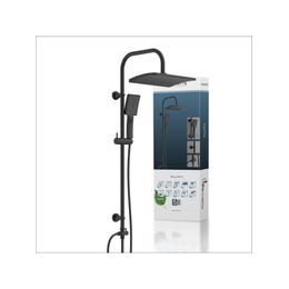 Franz Joseph Schütte MALLORCA Überkopfbrause-Set, Schwarz matt | Gr.: onesize