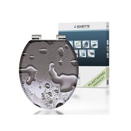 Franz Joseph Schütte MDF WC-Sitz GREY STEEL, mit Absenkautomatik | Gr.: onesize