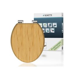 Franz Joseph Schütte WC-Sitz NATURAL BAMBOO, Bambus, mit Absenkautomatik | Gr.: onesize