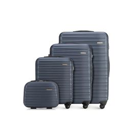 Wittchen 4tlg. Koffer Set GROOVE Line Collection in Navyblue | Gr.: onesize