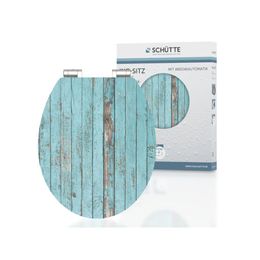 Franz Joseph Schütte MDF HG WC-Sitz BLUE WOOD, mit Absenkautomatik | Gr.: onesize