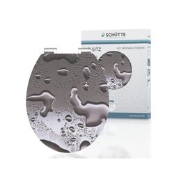 Franz Joseph Schütte MDF HG WC-Sitz GREY STEEL, mit Absenkautomatik | Gr.: onesize