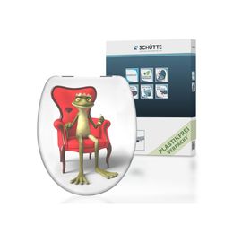 Franz Joseph Schütte Duroplast WC-Sitz FROG KING, mit Absenkautomatik | Gr.: onesize