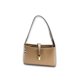 Leder Umhängetasche Florence Tasche beige ca. 28cm | Gr.: onesize