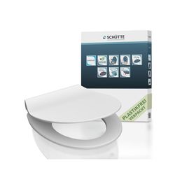 Franz Joseph Schütte Duroplast WC-Sitz SLIM WHITE, mit Absenkautomatik und Schnellverschluss | Gr.: onesize