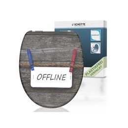 Franz Joseph Schütte Duroplast WC-Sitz OFFLINE, mit Absenkautomatik | Gr.: onesize