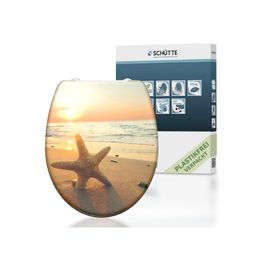 Franz Joseph Schütte Duroplast WC-Sitz SEA STAR, mit Absenkautomatik und Schnellverschluss | Gr.: onesize