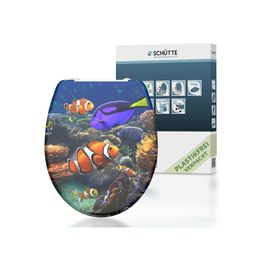Franz Joseph Schütte Duroplast WC-Sitz SEA LIFE, mit Absenkautomatik und Schnellverschluss | Gr.: onesize