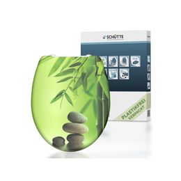 Franz Joseph Schütte Duroplast WC-Sitz GREEN GARDEN, mit Absenkautomatik und Schnellverschluss | Gr.: onesize