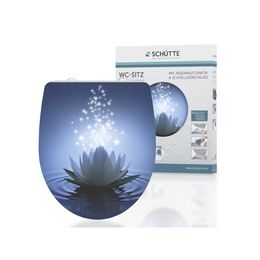 Franz Joseph Schütte Duroplast HG WC-Sitz WATER LILY, mit Absenkautomatik und Schnellverschluss | Gr.: onesize
