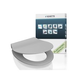 Franz Joseph Schütte Duroplast WC-Sitz SLIM GREY, mit Absenkautomatik und Schnellverschluss | Gr.: onesize