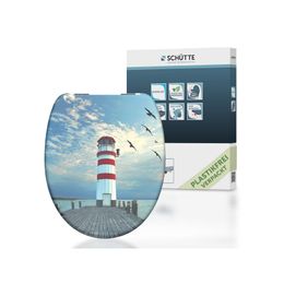 Franz Joseph Schütte Duroplast WC-Sitz LIGHTHOUSE, mit Absenkautomatik | Gr.: onesize