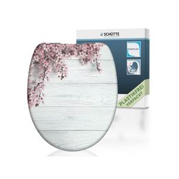 Franz Joseph Schütte Duroplast WC-Sitz FLOWERS&WOOD, mit Absenkautomatik | Gr.: onesize