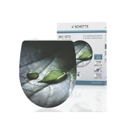 Franz Joseph Schütte Duroplast HG WC-Sitz RAINDROP, mit Absenkautomatik und Schnellverschluss | Gr.: onesize
