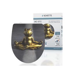 Franz Joseph Schütte Duroplast HG WC-Sitz RELAXING FROG, mit Absenkautomatik und Schnellverschluss | Gr.: onesize