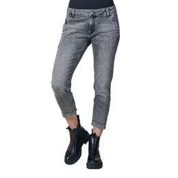 Zhrill Damen Slim Fit Jeans ZHDALVA in Grau | Gr.: 28